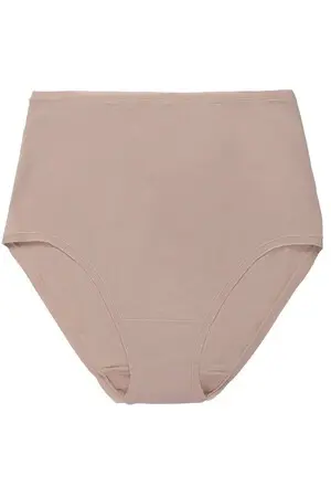 Natori Bliss Bare Cotton High Waist Brief Red