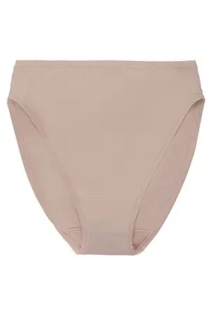 Natori Bliss Bare Cotton High Cut Brief - Red