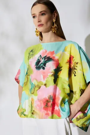 Natori Floral Kaftans Tunics