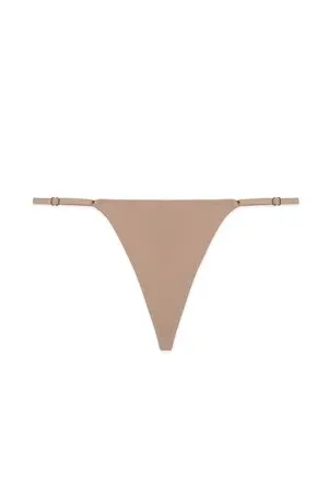 Natori Verge Adjustable String Thong - Natural