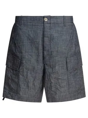 C.P. COMPANY Cargo Shorts In Chambray - Grey