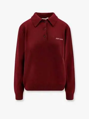 Miu Miu Cashmere Polo Sweater