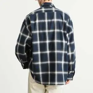 Acne Studios Setar Long Sleeve Flannel Shadow Check Shirt