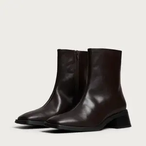 VAGABOND SHOEMAKERS Blanca Leather Ankle Boot - Chocolate