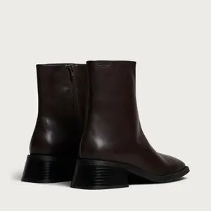 VAGABOND SHOEMAKERS Blanca Leather Ankle Boot - Chocolate