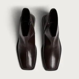 VAGABOND SHOEMAKERS Blanca Leather Ankle Boot - Chocolate