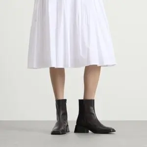 VAGABOND SHOEMAKERS Blanca Leather Ankle Boot - Chocolate