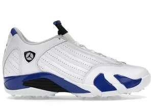 JORDAN Jordan 14 Retro Golf Sneakers White/black/hyper Royal