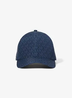 Michael Kors Signature Logo Baseball Hat - Blue