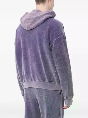 NÒMARYTHM TEXTILE Hand-dyed Twisted Cotton Hoodie