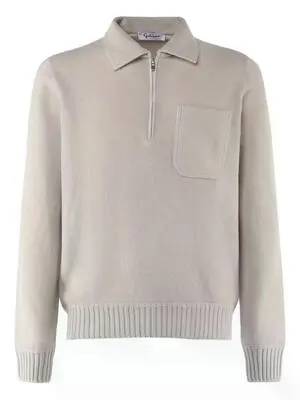 John Galliano Half-zip Polo Shirt