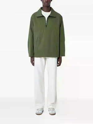 MARGARET HOWELL Stand-collar Half-zip Jacket