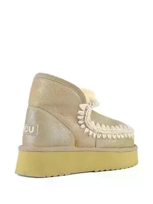 Mou Mini Eskimo Braided-trim Boots