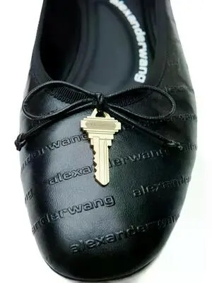 Alexander Wang Key-detail Quilted Ballerinas