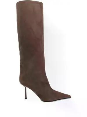 LE SILLA Pointed-toe Suede Boots