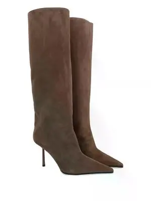 LE SILLA Pointed-toe Suede Boots
