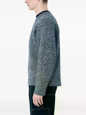 NÒMARYTHM TEXTILE Speckled Crew-neck Sweater