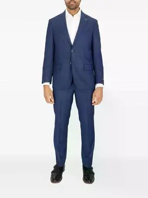 Scotch & Soda Checked Two-button Suit