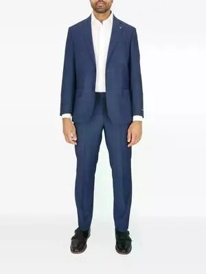 Scotch & Soda Checked Two-button Suit