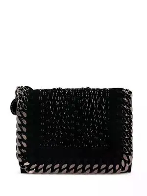 Stella McCartney Falabella Chain-trim Wallet - Black
