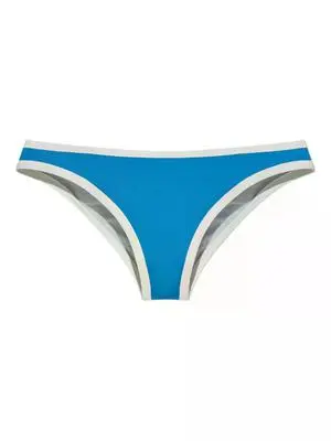 Marysia Contrast-trim Bikini Briefs - Blue