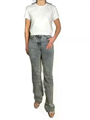 Patrizia Pepe Embroidered-pocket Jeans