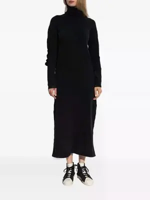 Y3 Turtleneck Mesh-insert Dress