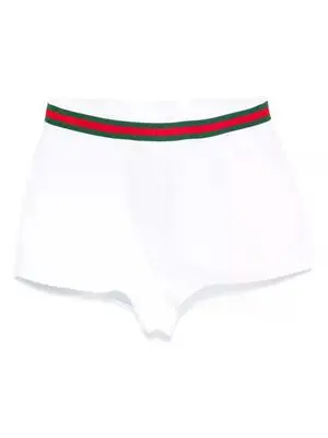 Gucci Cotton Jersey Shorts - White