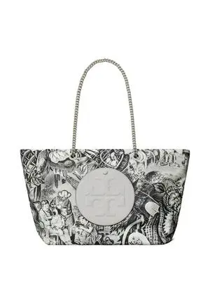 Tory Burch Large Ella Chain Printed Tote Bag