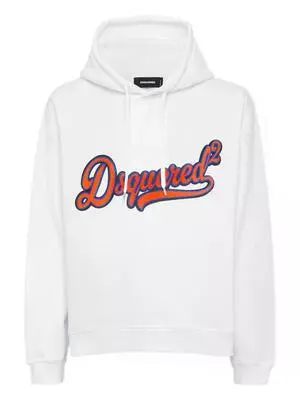 Dsquared2 Logo-patch Hoodie - White