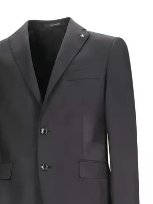 Tagliatore Wool-blend Single-breasted Suit - Black