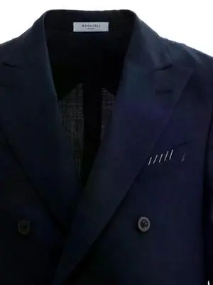 Boglioli Double-breasted Pocket-detail Blazer