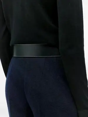 Chloé Circular-buckle Leather Belt