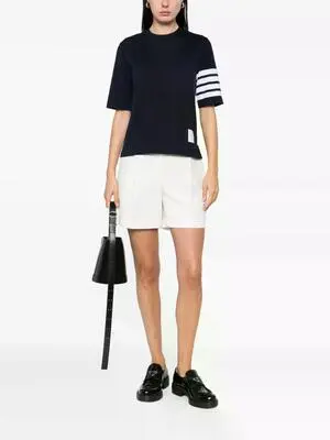 Thom Browne Four-stripe Sleeve T-shirt