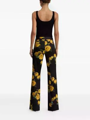 Alice + Olivia Livi Floral-print Trousers