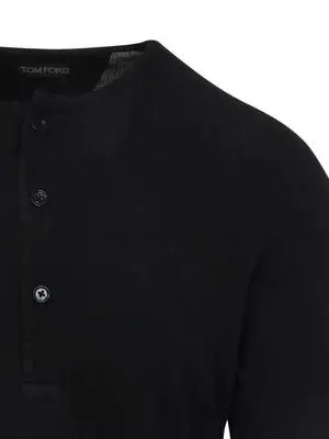 TOM FORD Button-placket Long-sleeve T-shirt