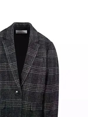 MARANT ETOILE Checked Single-breasted Blazer