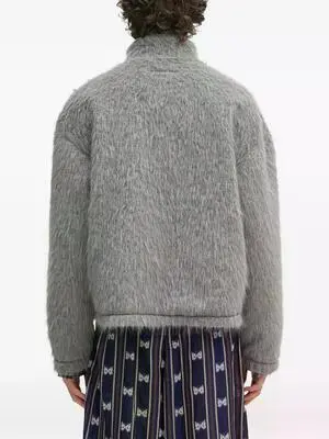 MKI MIYUKI ZOKU High-neck Fleece Jacket - Grey