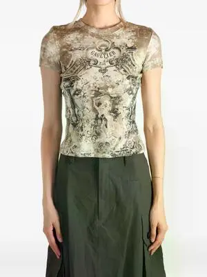 JEAN PAUL GAULTIER Médaillon-print T-shirt