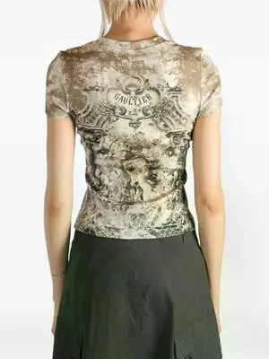 JEAN PAUL GAULTIER Médaillon-print T-shirt