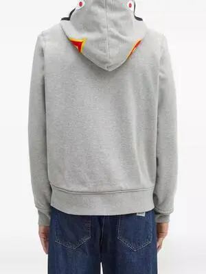 A BATHING APE Shark-hooded Zip-up Sweatshirt