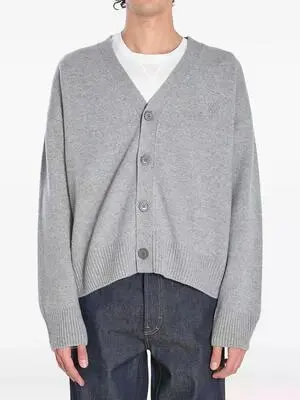 Ami Paris Gray Cardigans For Men