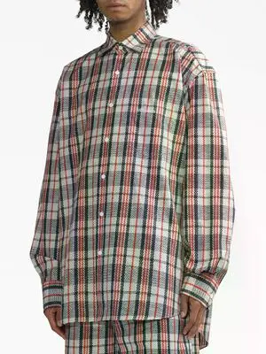 Vetements Plaid-checked Cotton Shirt