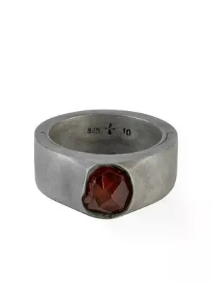 PARTS OF FOUR Spessartite Ring - Silver