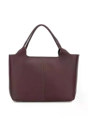 TOD'S Top-handle Leather Tote Bag - Brown