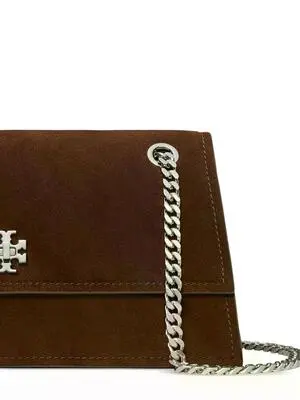 Tory Burch Kira Suede Shoulder Bag - Brown