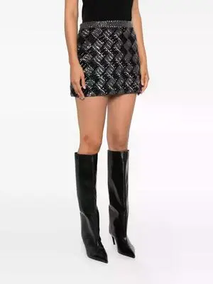 P.a.r.o.s.h Sequin-embellished Mini Skirt