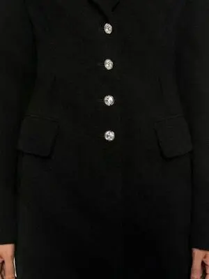 Alessandra Rich Jewel-buttoned Coat
