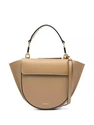 WANDLER Small Hortensia Leather Bag - Neutrals
