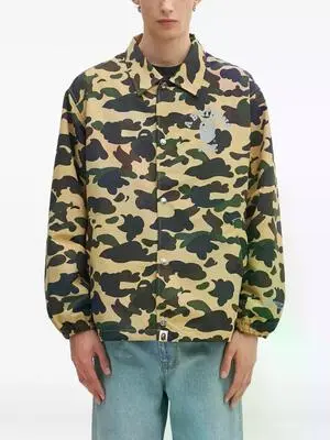 A BATHING APE Camouflage-print Shirt Jacket